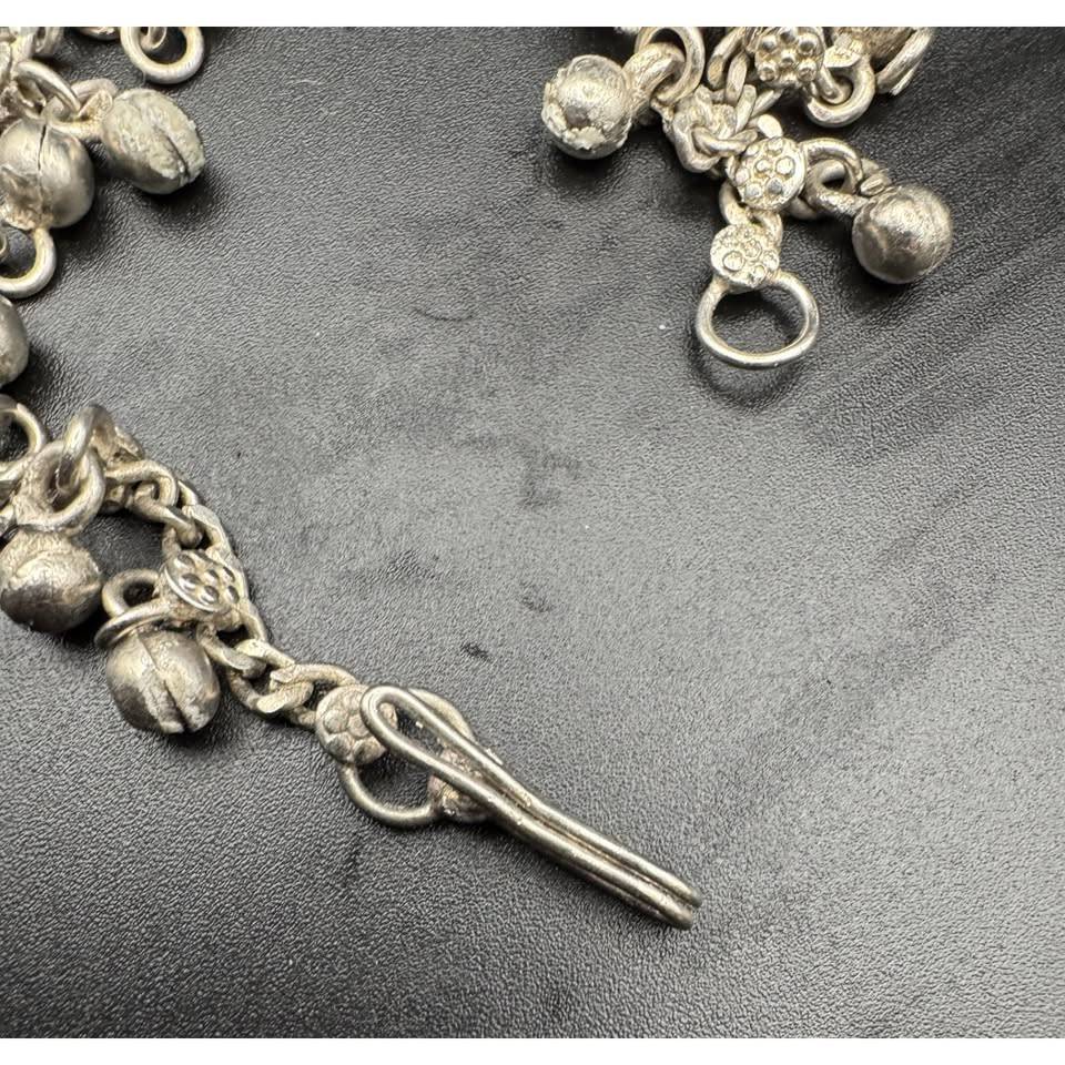 10" silver jingle bell charm bracelet | Maxsold