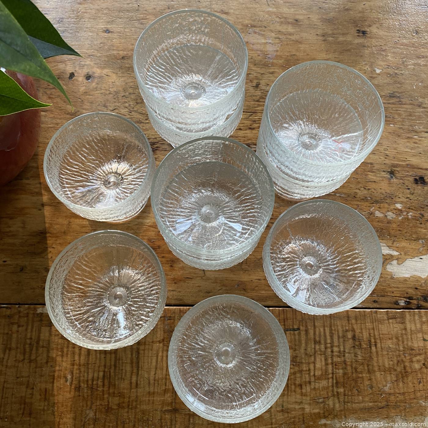 Indiana Glass Crystal Ice dessert bowls set of 8 | Maxsold