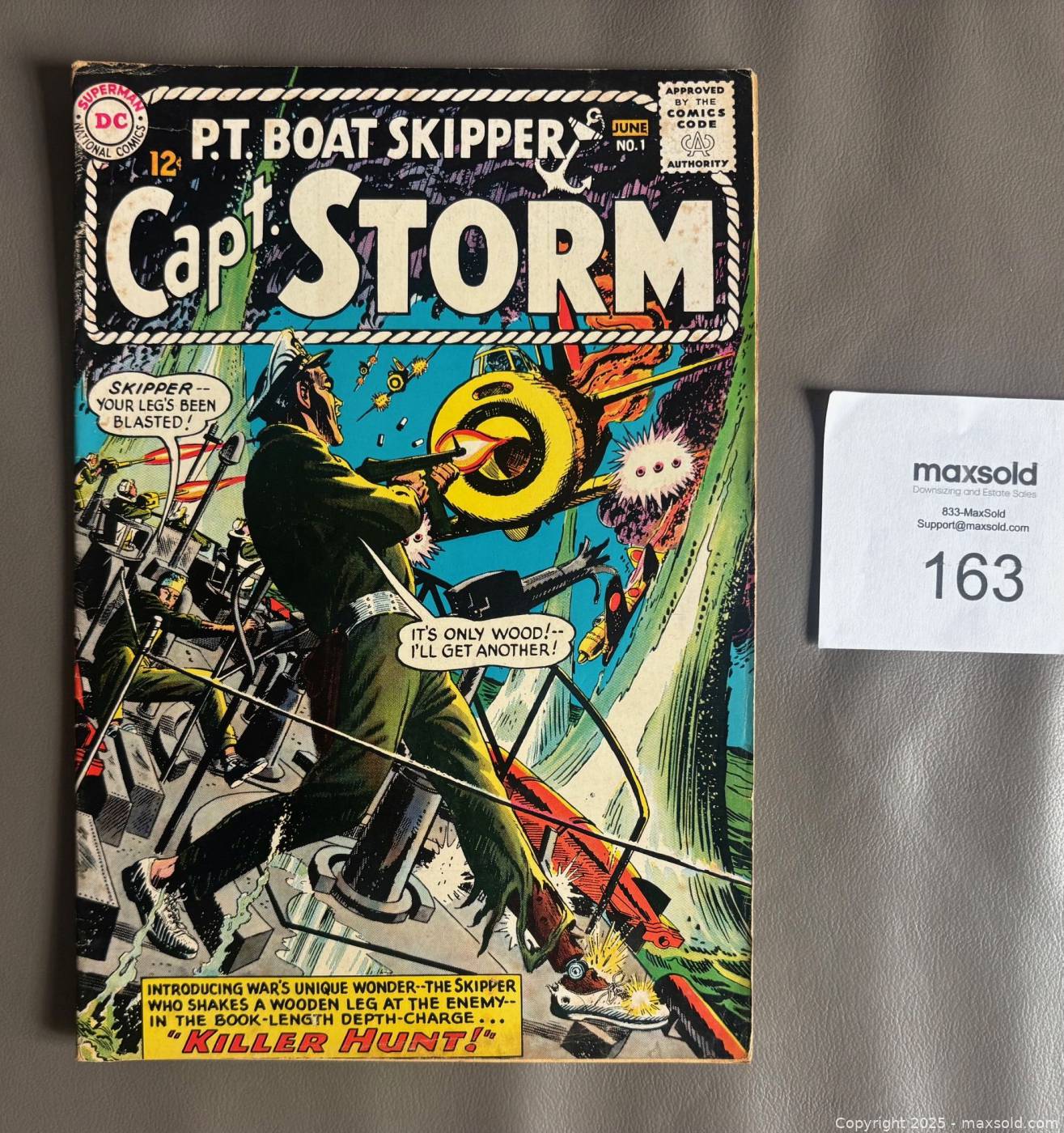 1964 DC Capt. Storm Issue #1 comic book | Maxsold