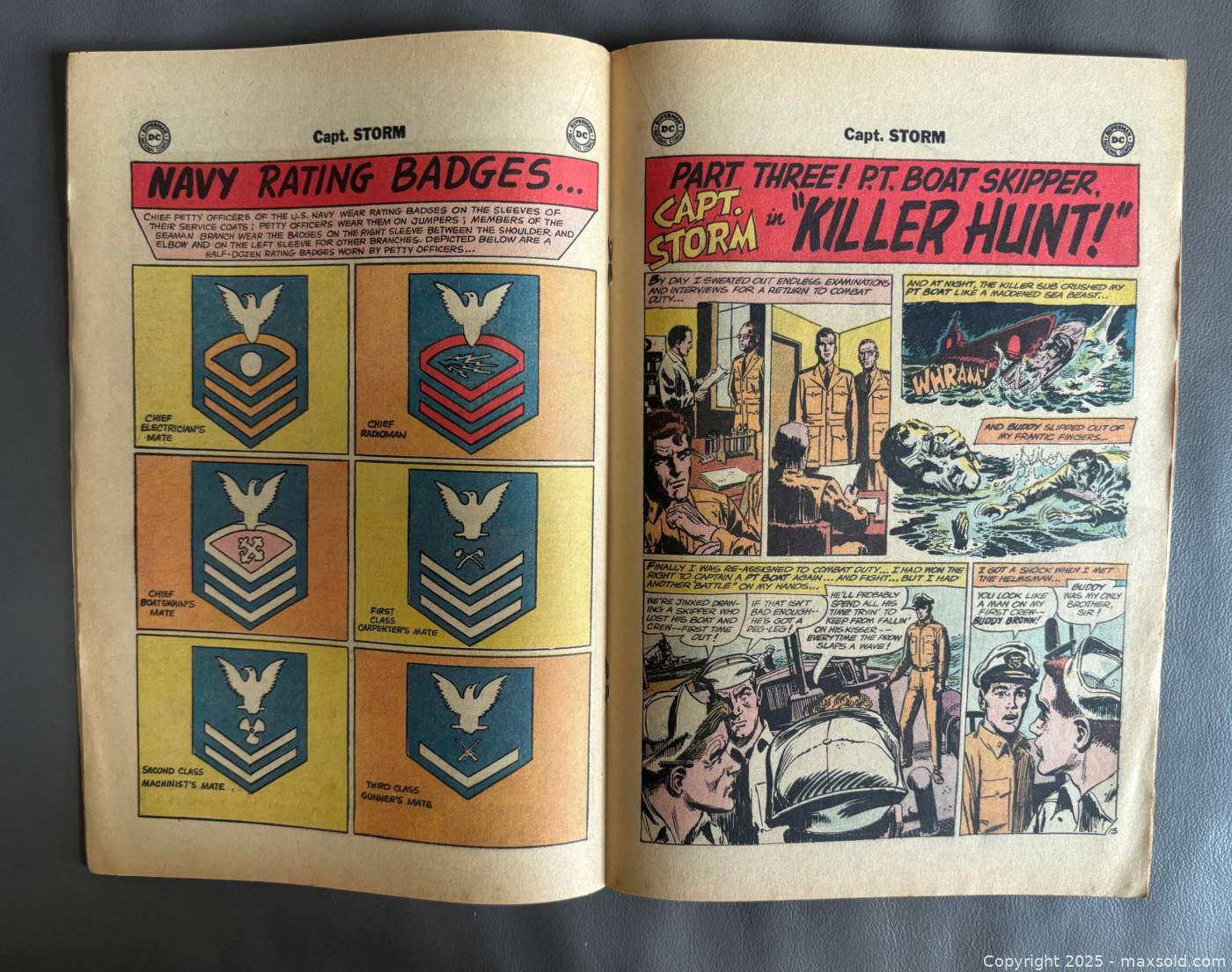 1964 DC Capt. Storm Issue #1 comic book | Maxsold