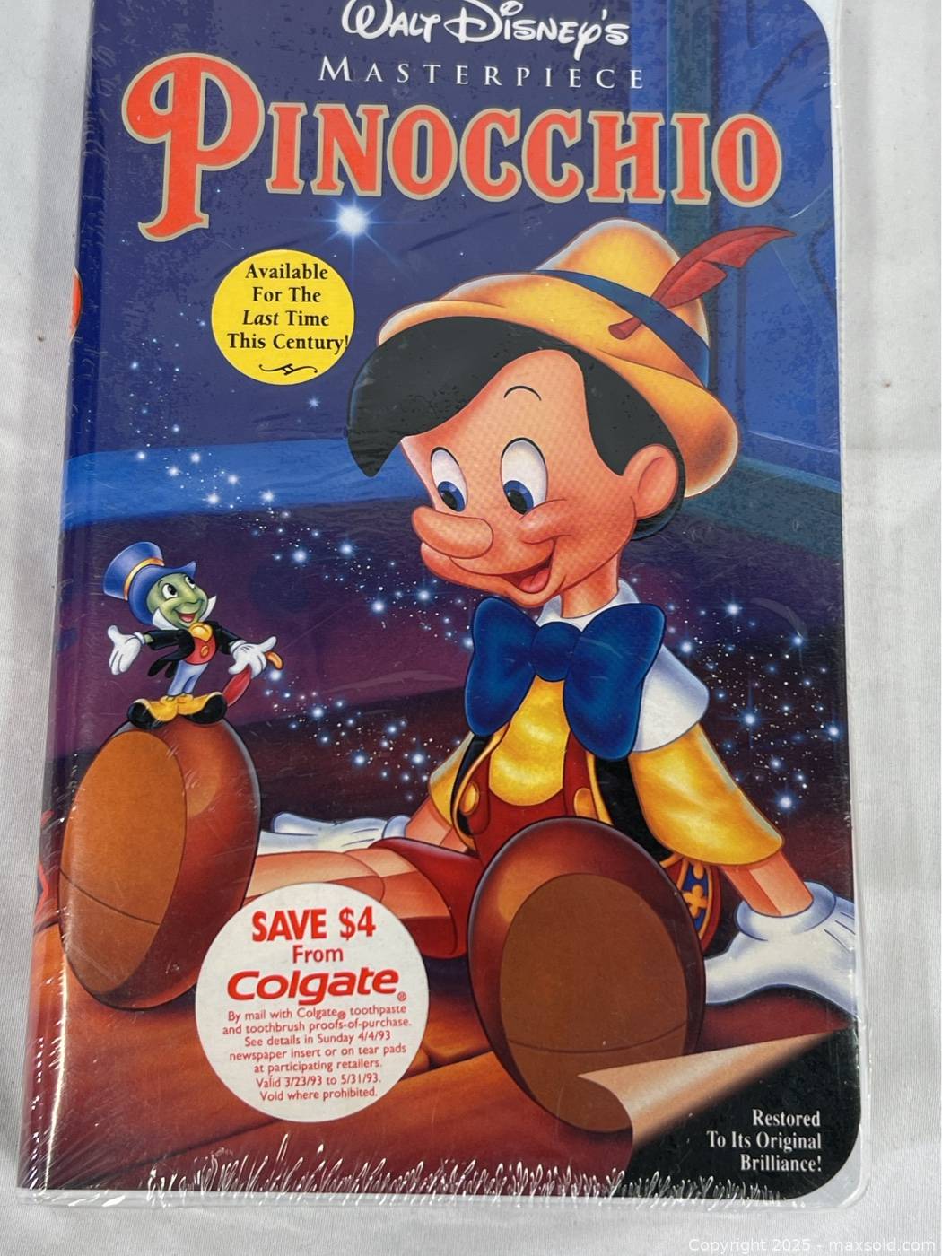 Disney VHS Tapes: Pinocchio, Dumbo, Snow White and the Seven Dwarfs ...