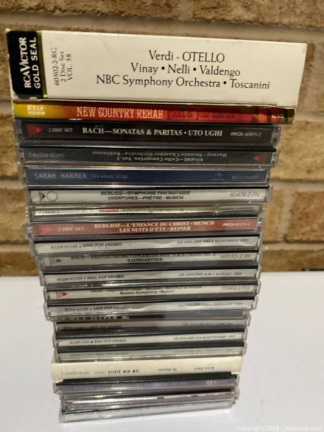 Lot of 30 Audio CDs, classical & pop | Maxsold