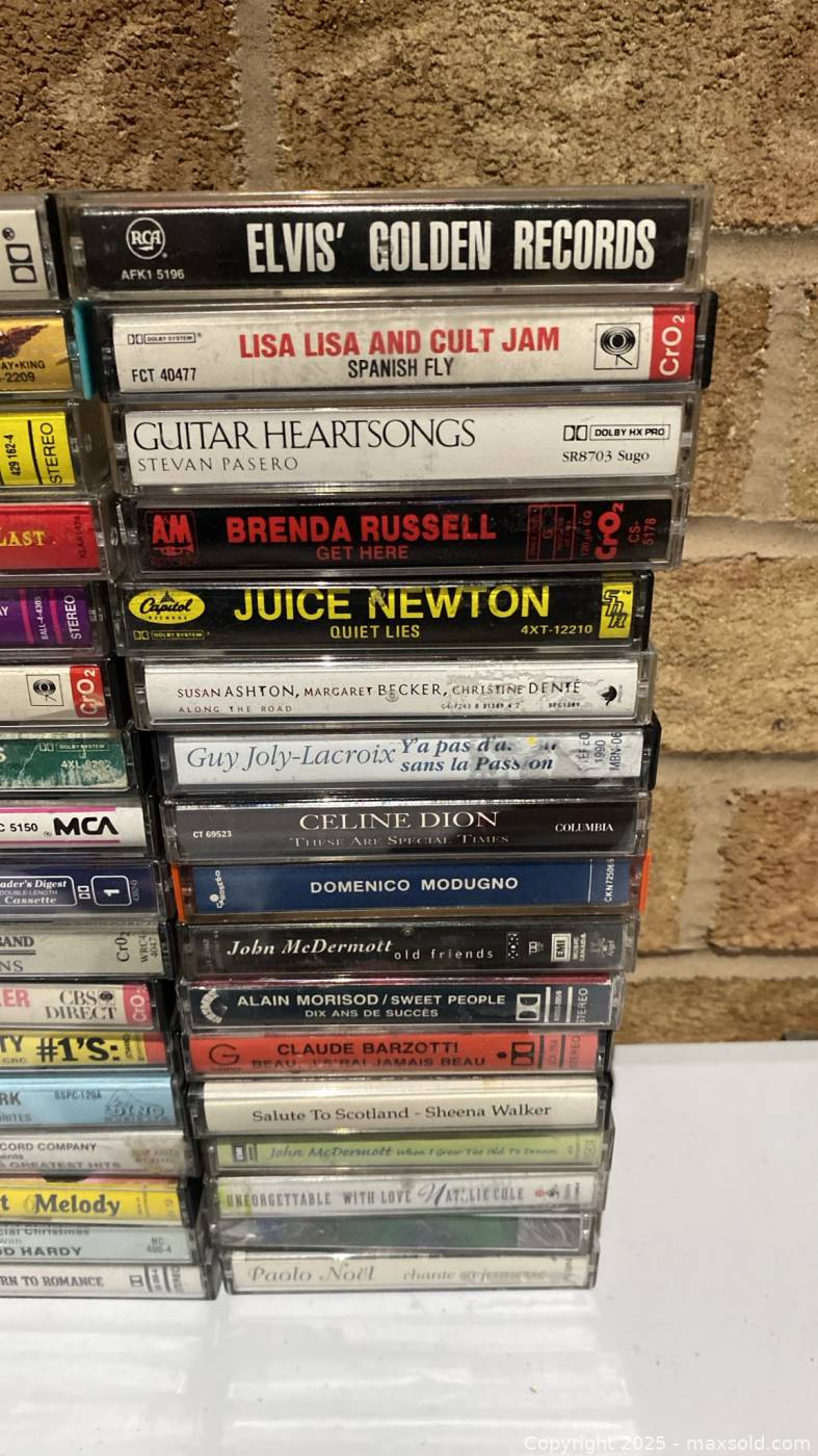 51 music cassette tapes mixed pop & easy listening | Maxsold