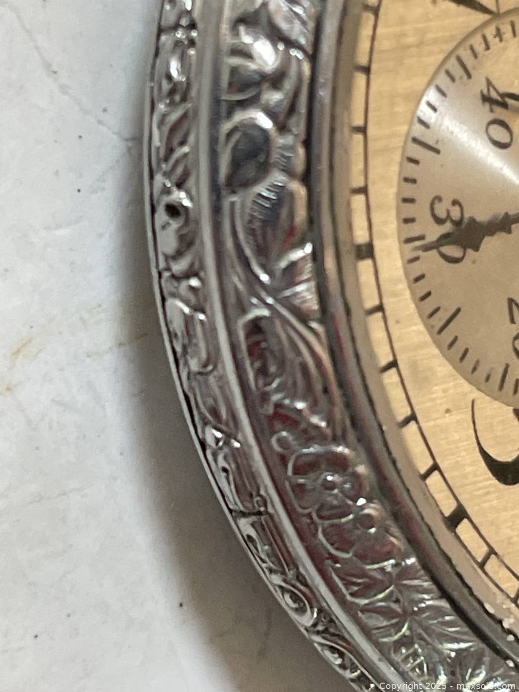 Elgin silver-tone pocket watch c.1910s | Maxsold
