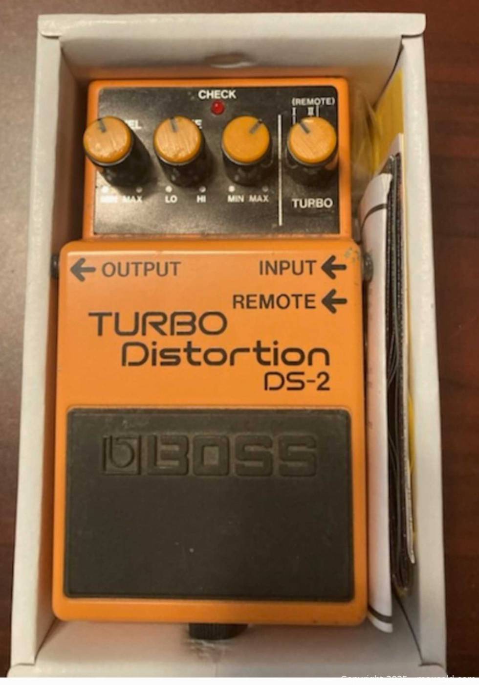 Boss DS-2 Turbo Distortion Pedal | Maxsold