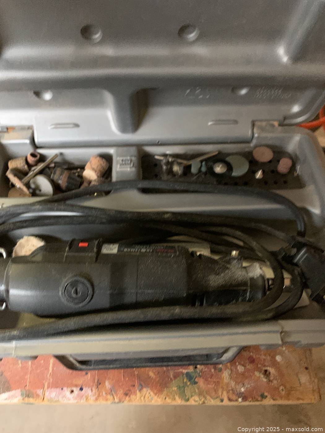 Craftsman Rotary Tool Set and Folding Saw Horses | Maxsold