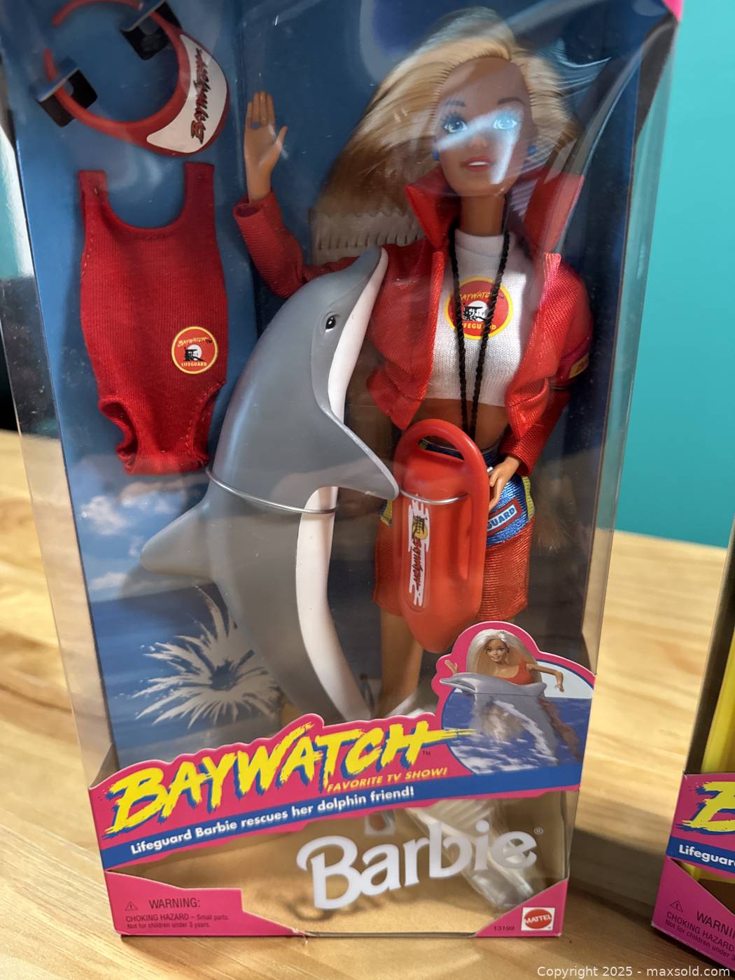 Mattel Baywatch Barbie & Ken Lifeguard Set 1990s | Maxsold