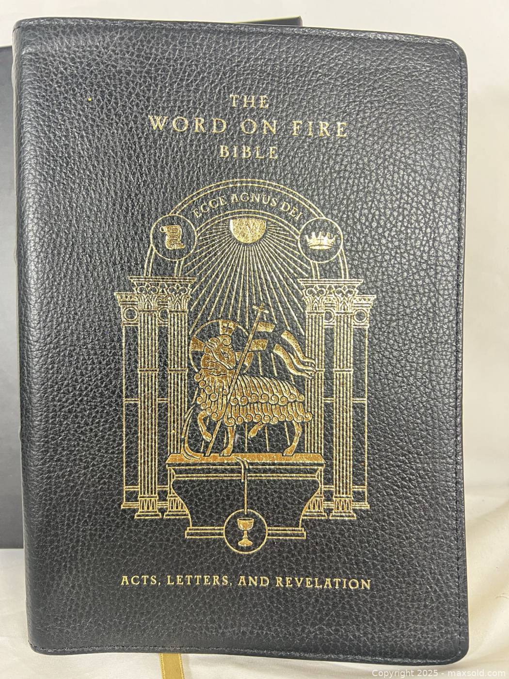 The Word on Fire Bible leatherette 2 volumes | Maxsold