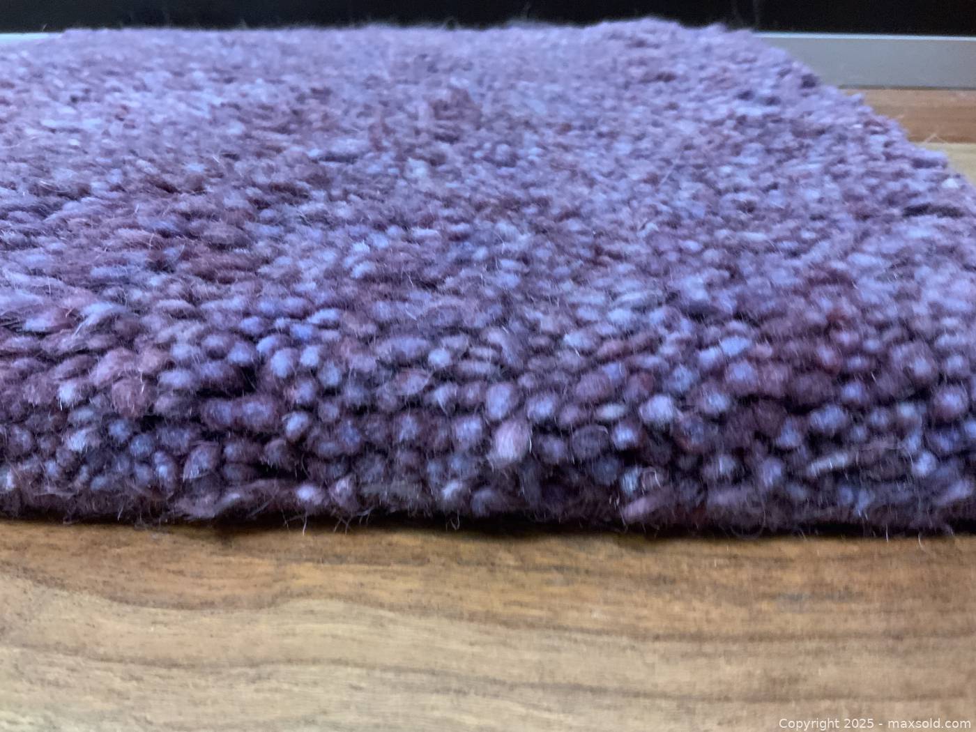 Hand-woven Moroccan wool carpet mat | Maxsold