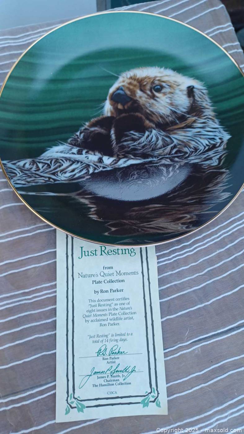 Seven wildlife porcelain collector plates | Maxsold