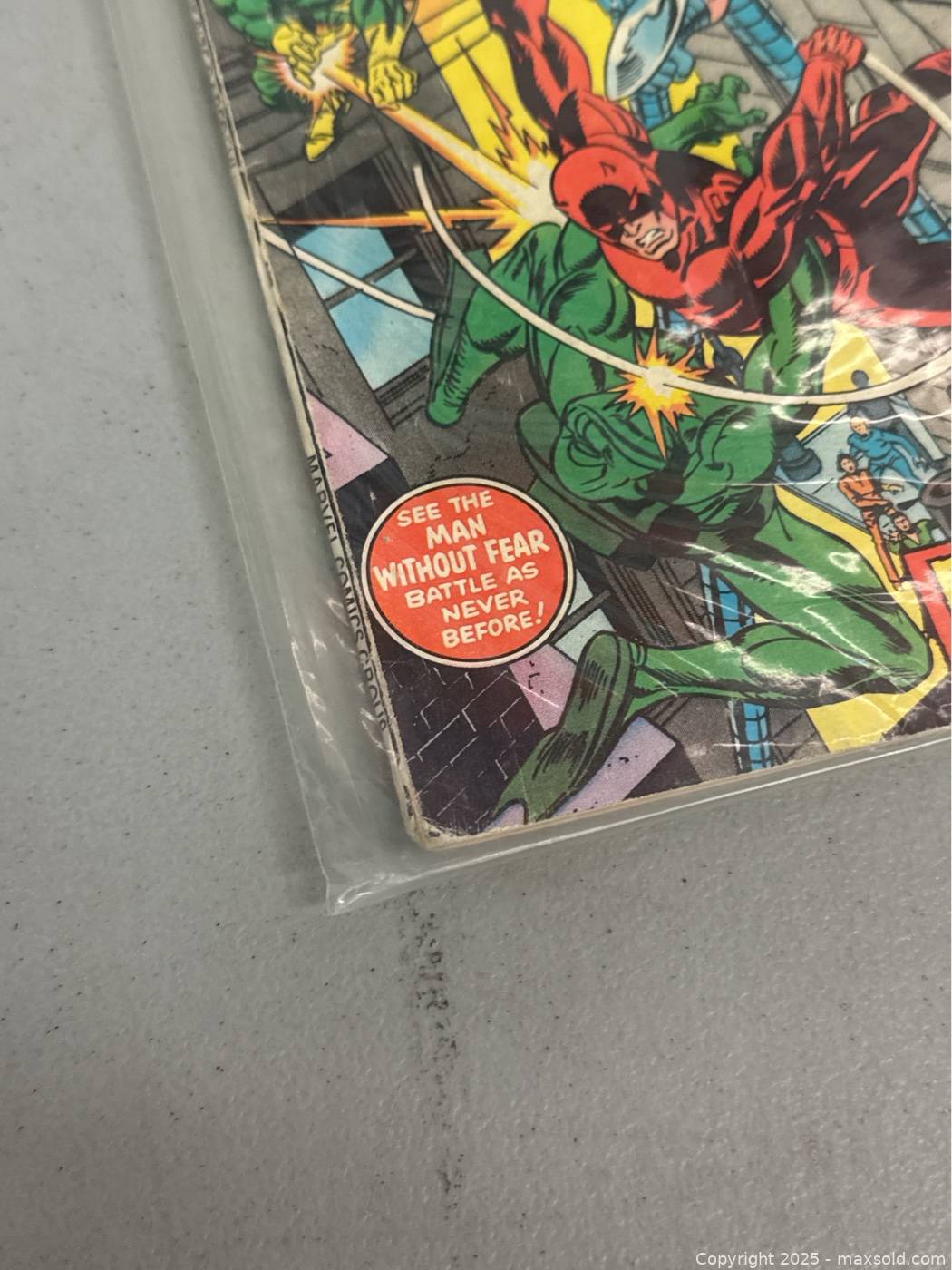 Vintage 1975 Marvel Comics Group Giant-Size Daredevil Comic Book Issue ...