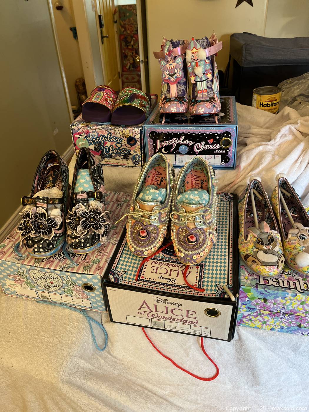Irregular Choice women’s shoes size 38, five boxed pairs | Maxsold