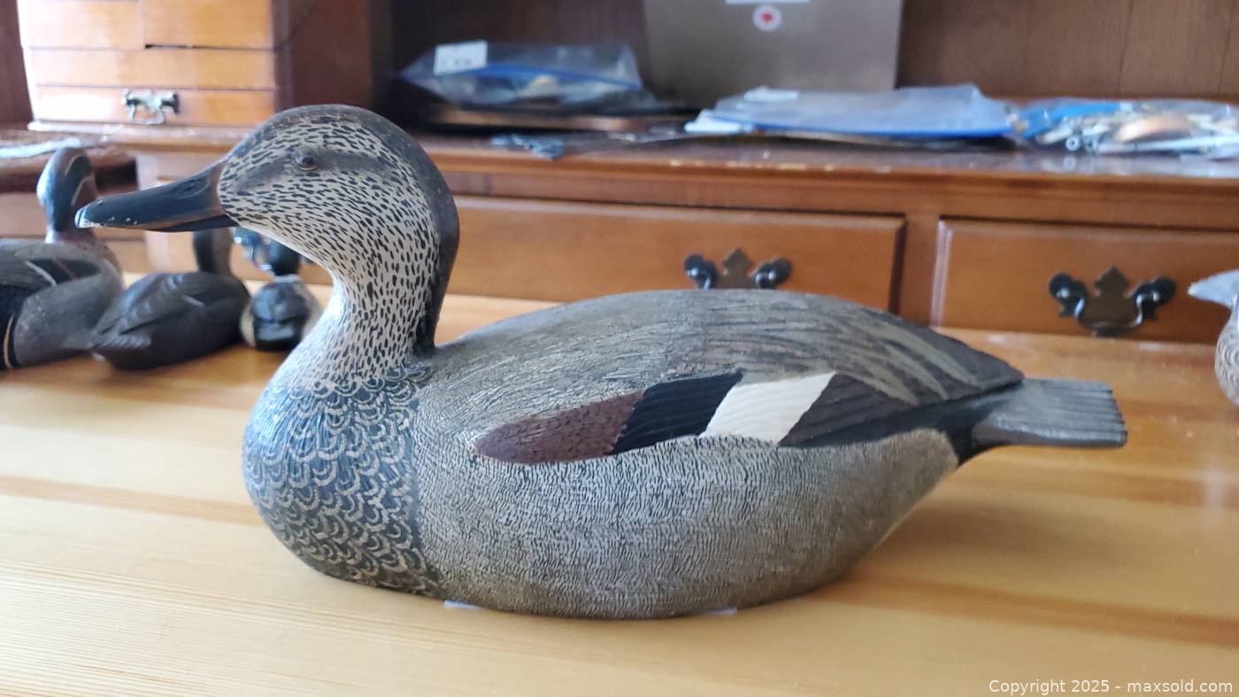 Charlie Buchanan Hand-Carved Painted Duck Decoy | Maxsold