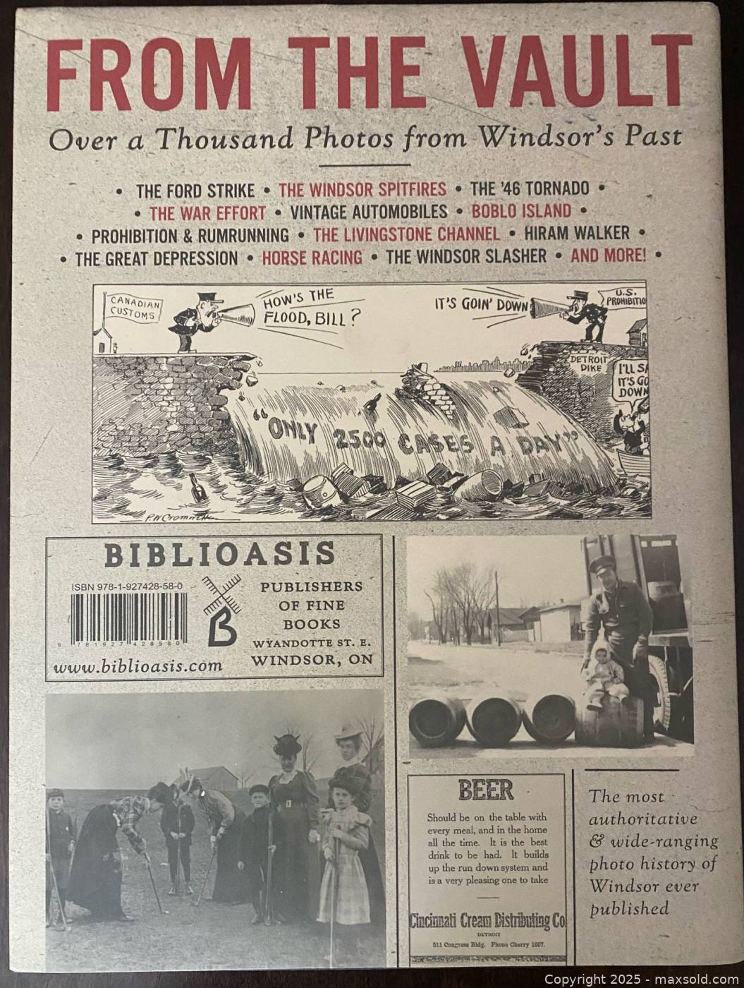 From The Vault Photo History Windsor Ontario Book | Maxsold
