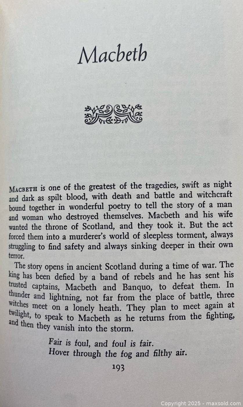 Stories From Shakespeare and Cue for Treason books | Maxsold
