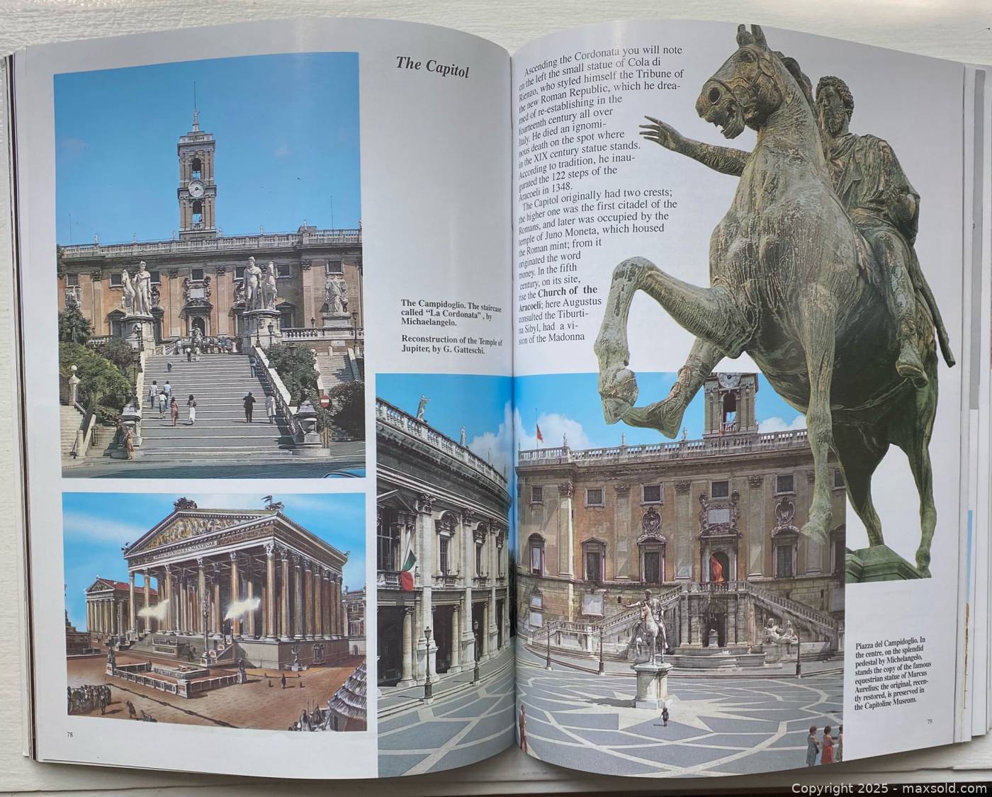 The Splendors of Rome & Vatican guidebook and fold-out map | Maxsold