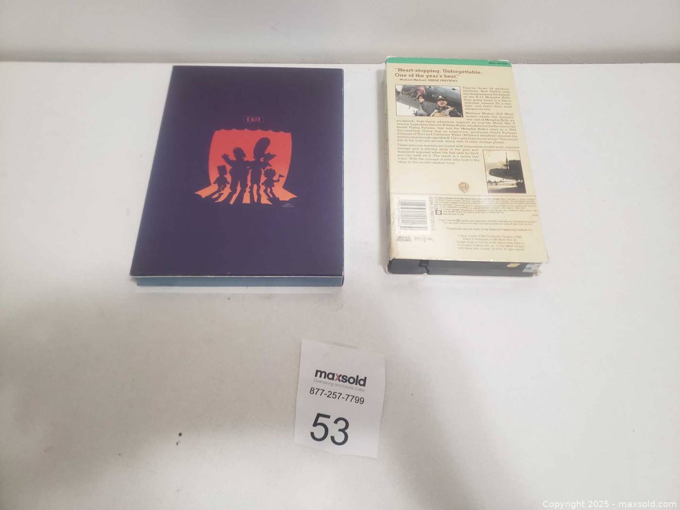 DVD and VHS Movies: The Simpsons, Memphis Belle, and Others | Maxsold