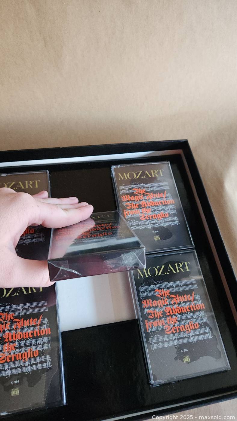 Mozart The Magic Flute / The Abduction from the Seraglio cassette box ...