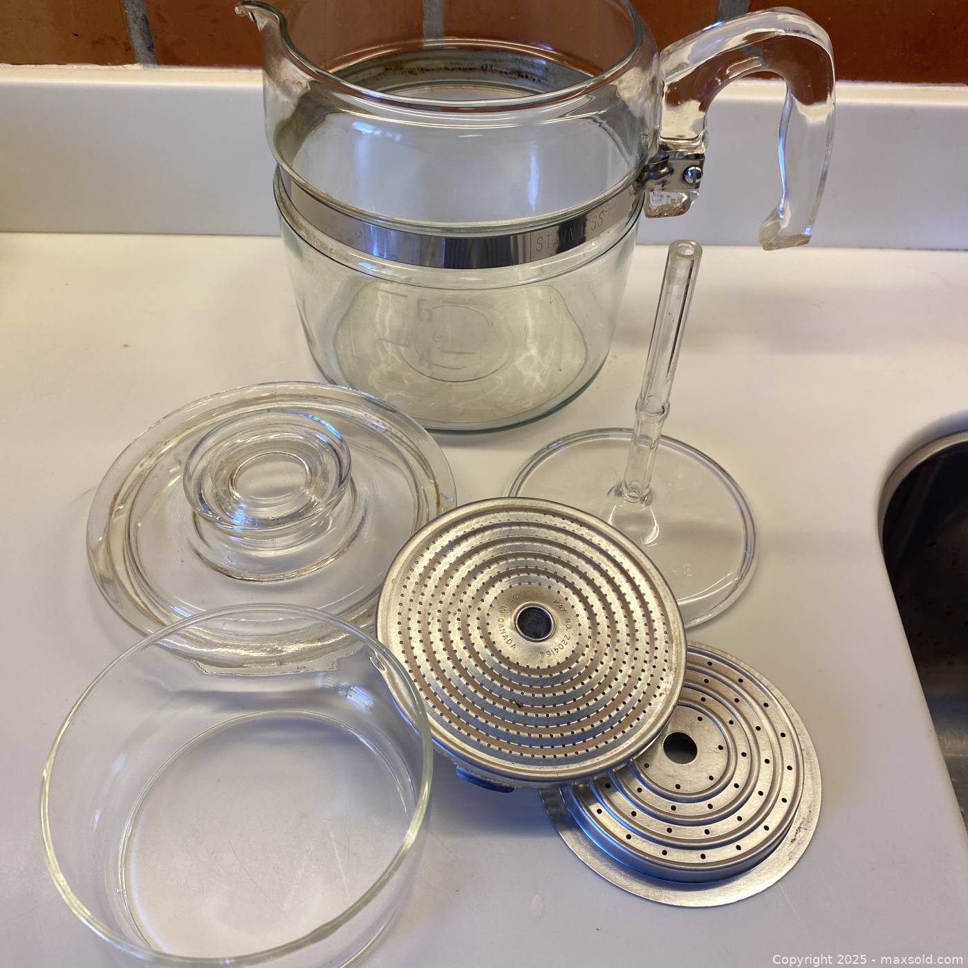 6-Cup Pyrex Glass Coffee Percolator | Maxsold