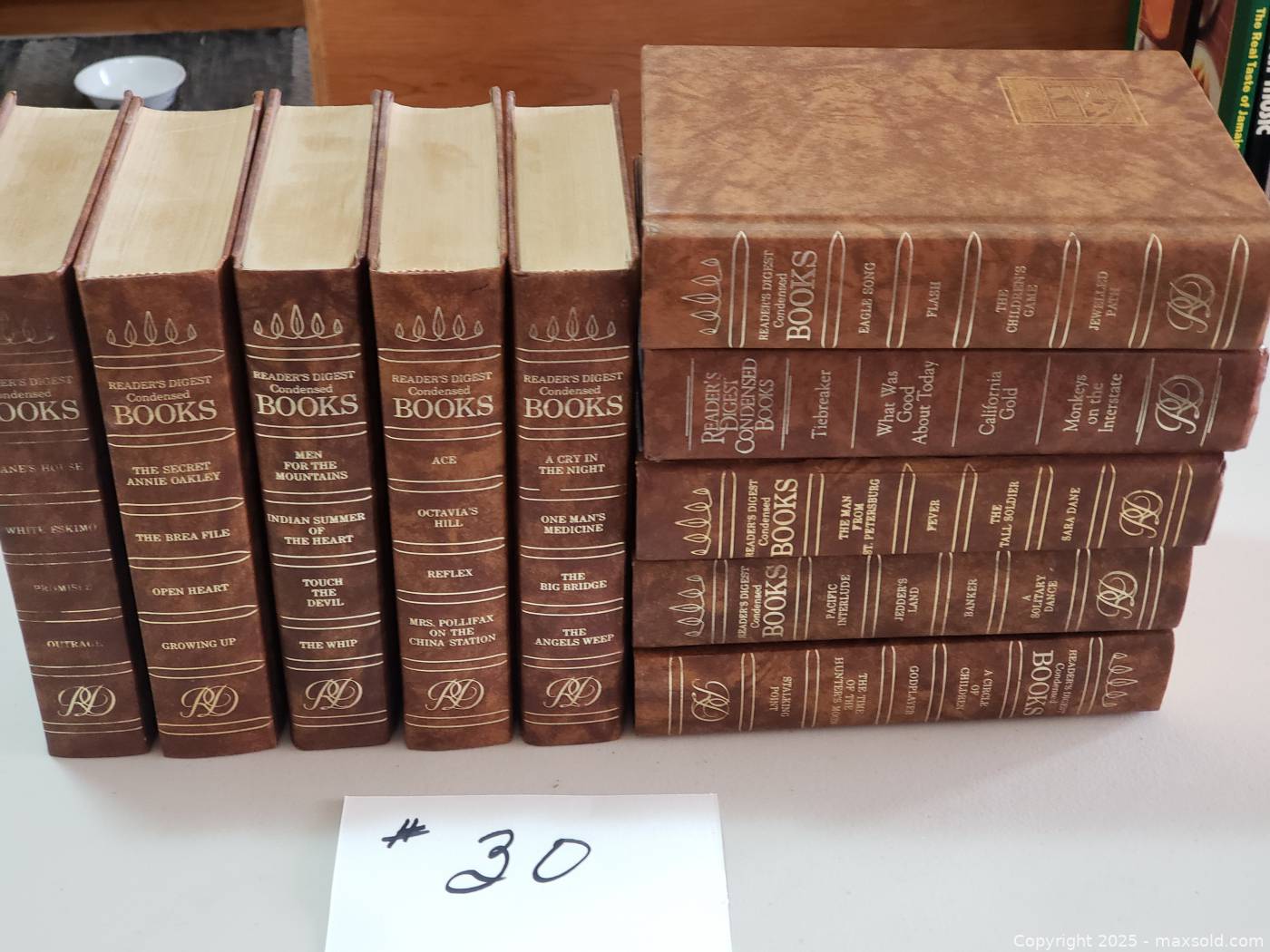 Readers Digest Condensed Books, 10 Volumes, 1980s-1990s | Maxsold