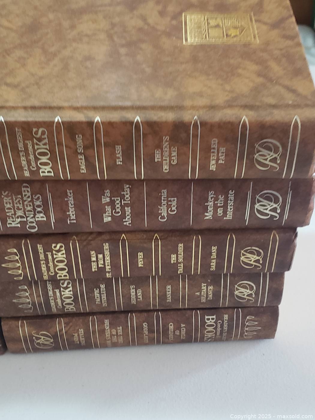 Readers Digest Condensed Books, 10 Volumes, 1980s-1990s | Maxsold