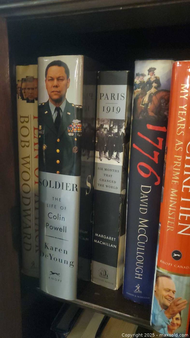 History, biography and fiction hardcover books | Maxsold