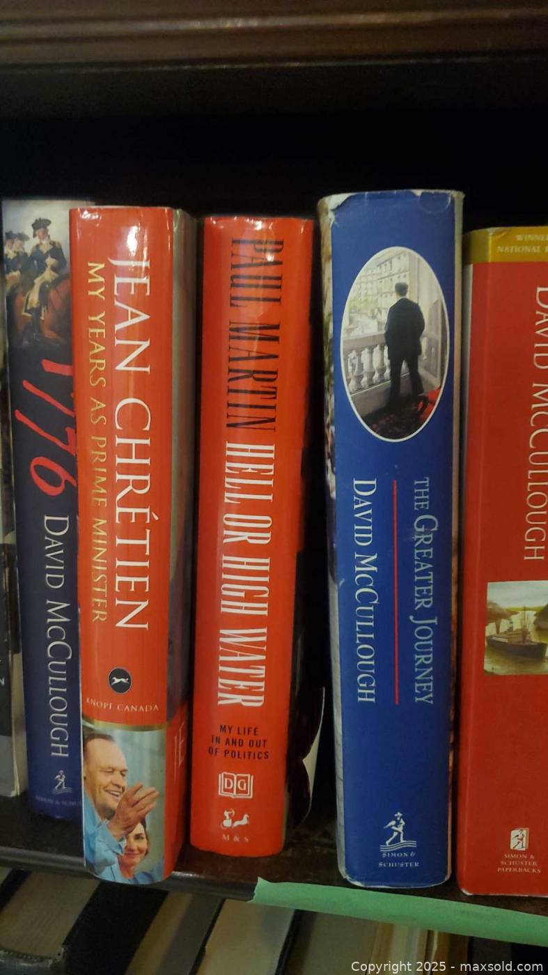 History, biography and fiction hardcover books | Maxsold