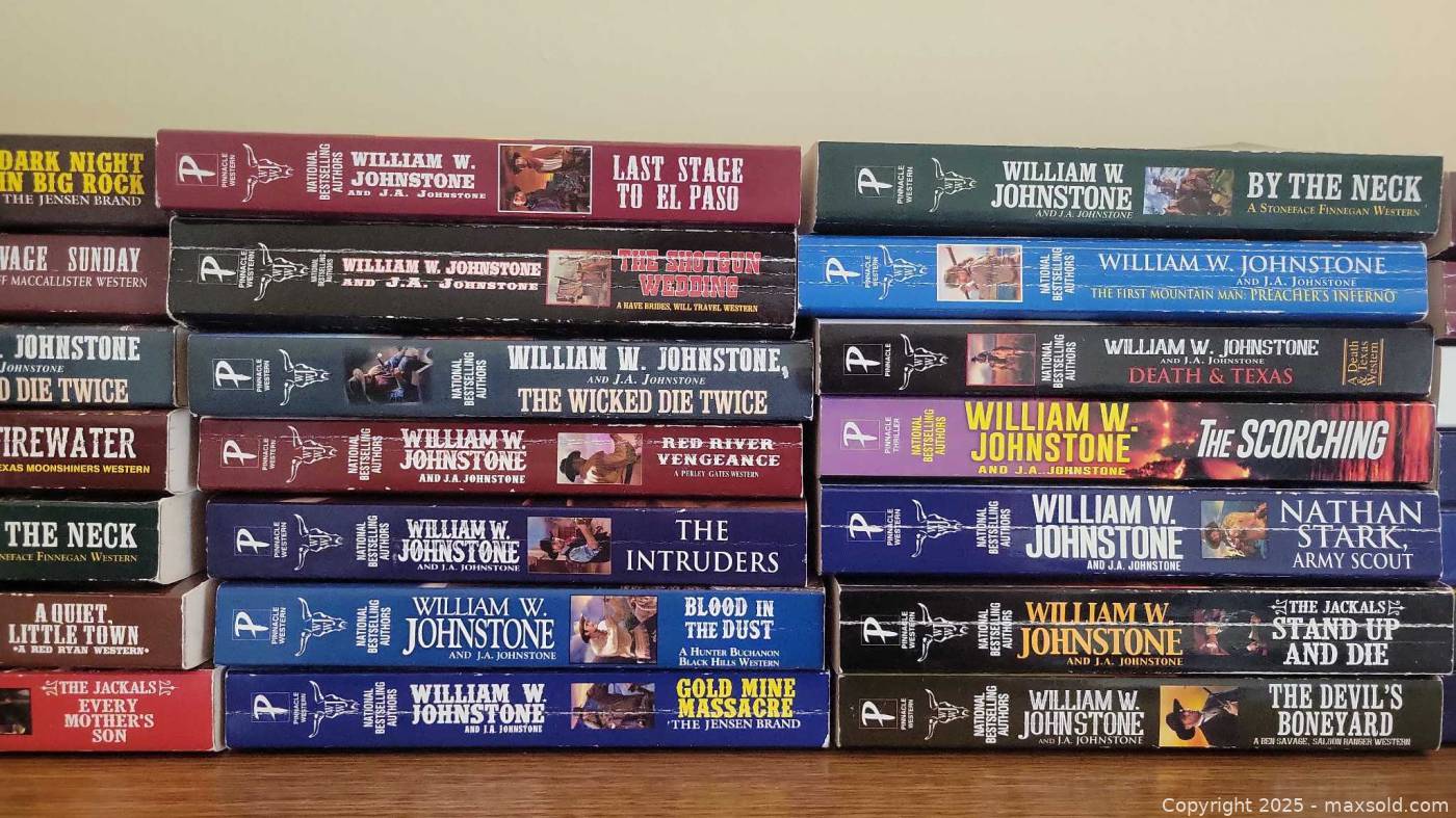 William W. Johnstone western paperback collection | Maxsold