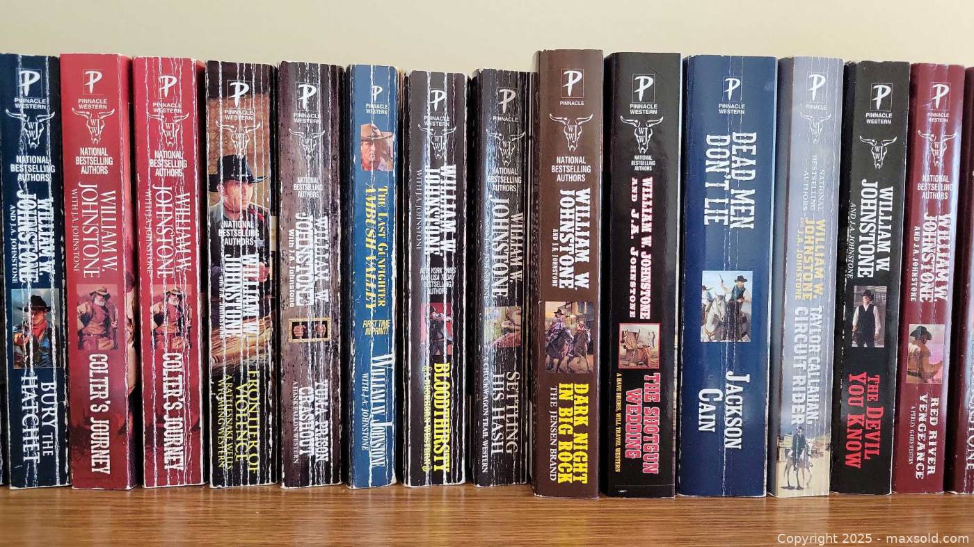 William W. Johnstone Western paperbacks | Maxsold