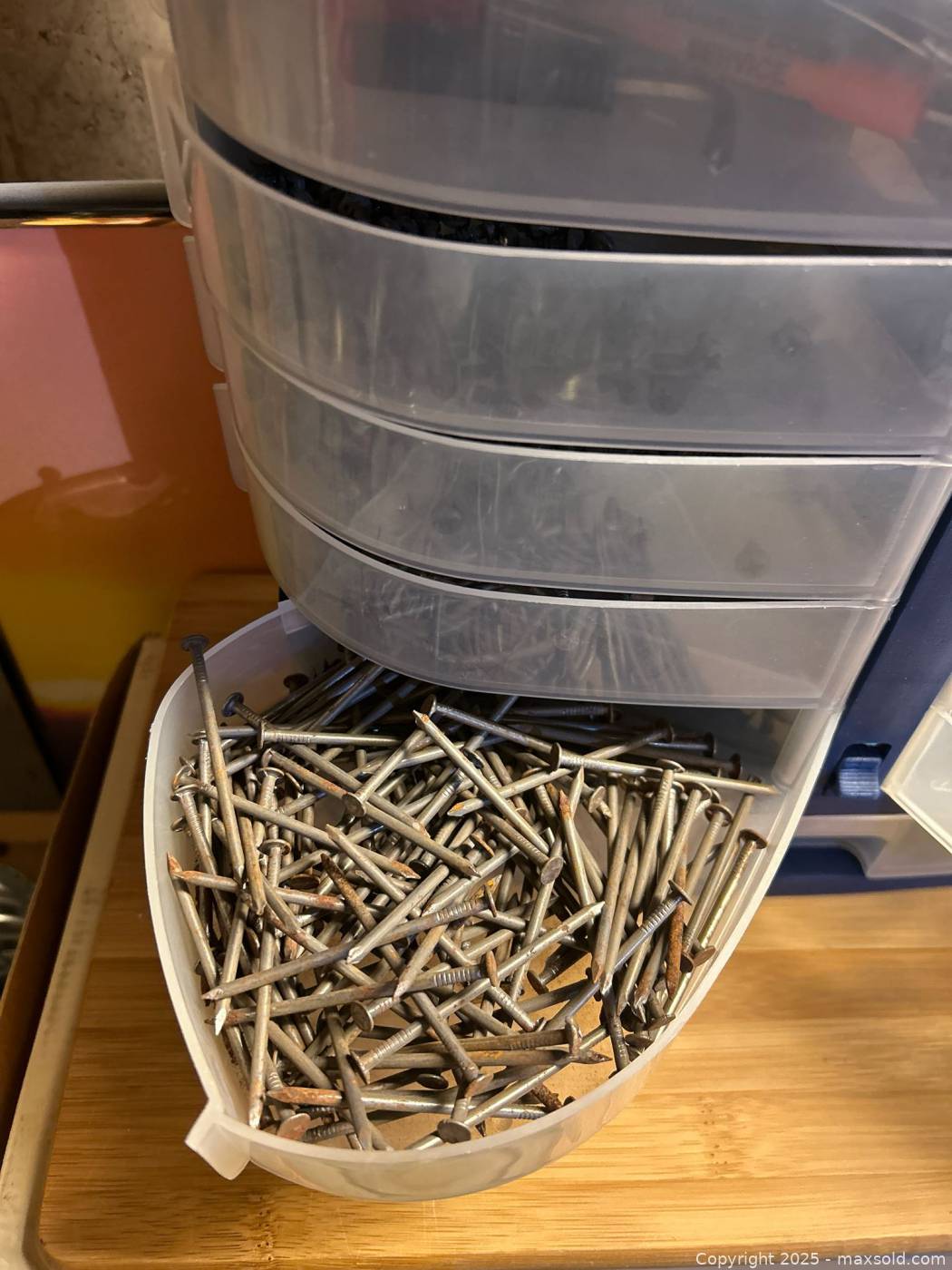Hardware assortments with storage bins | Maxsold
