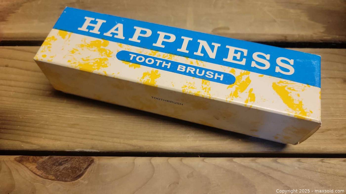 Vintage Gag Gift Box Toothbrush Toilet Paper Maxsold