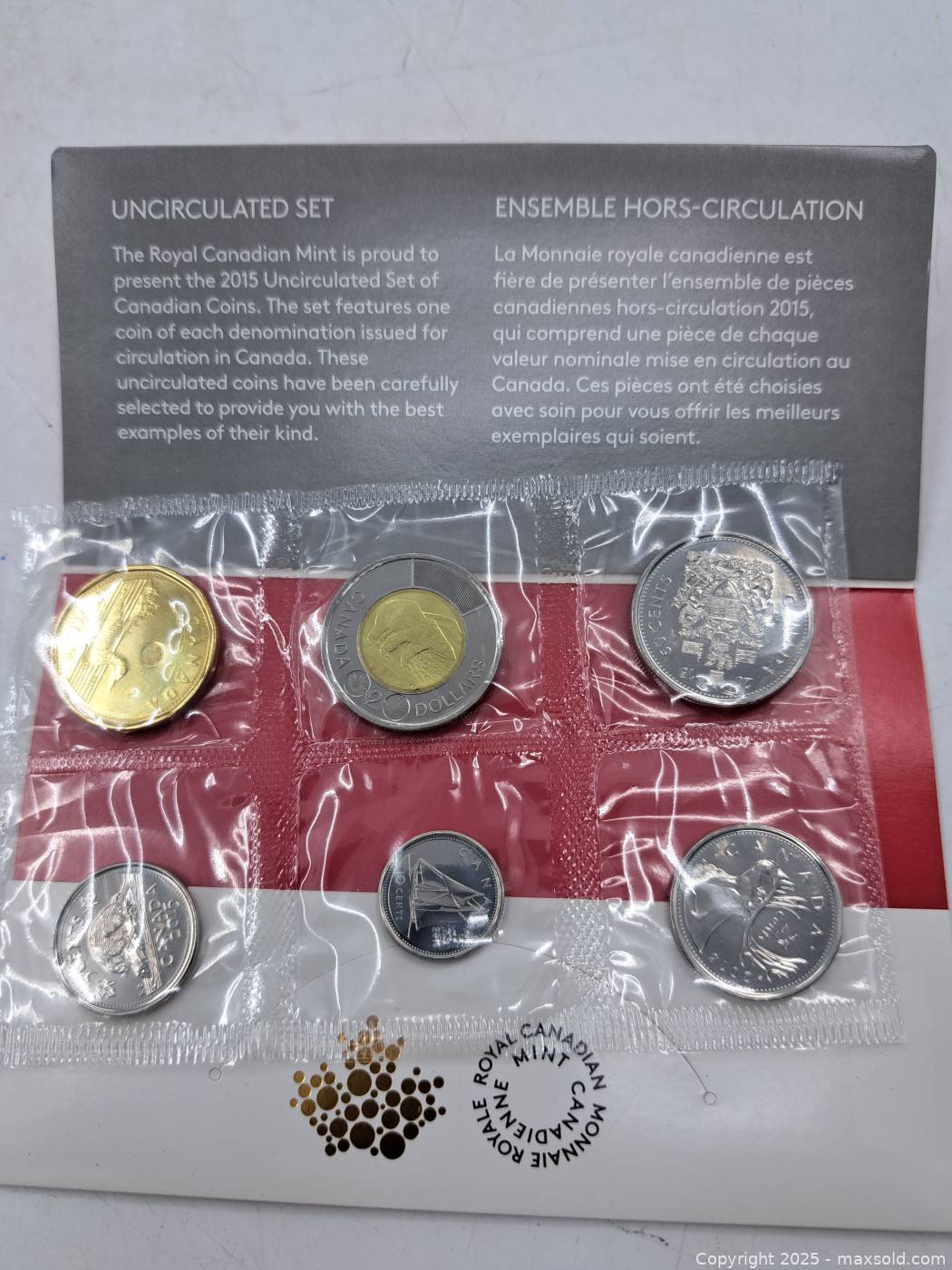 2015 Canada Uncirculated Coin Set | Maxsold