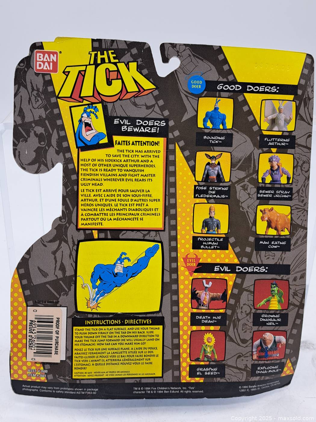 The Tick Bounding Tick Action Figure | Maxsold