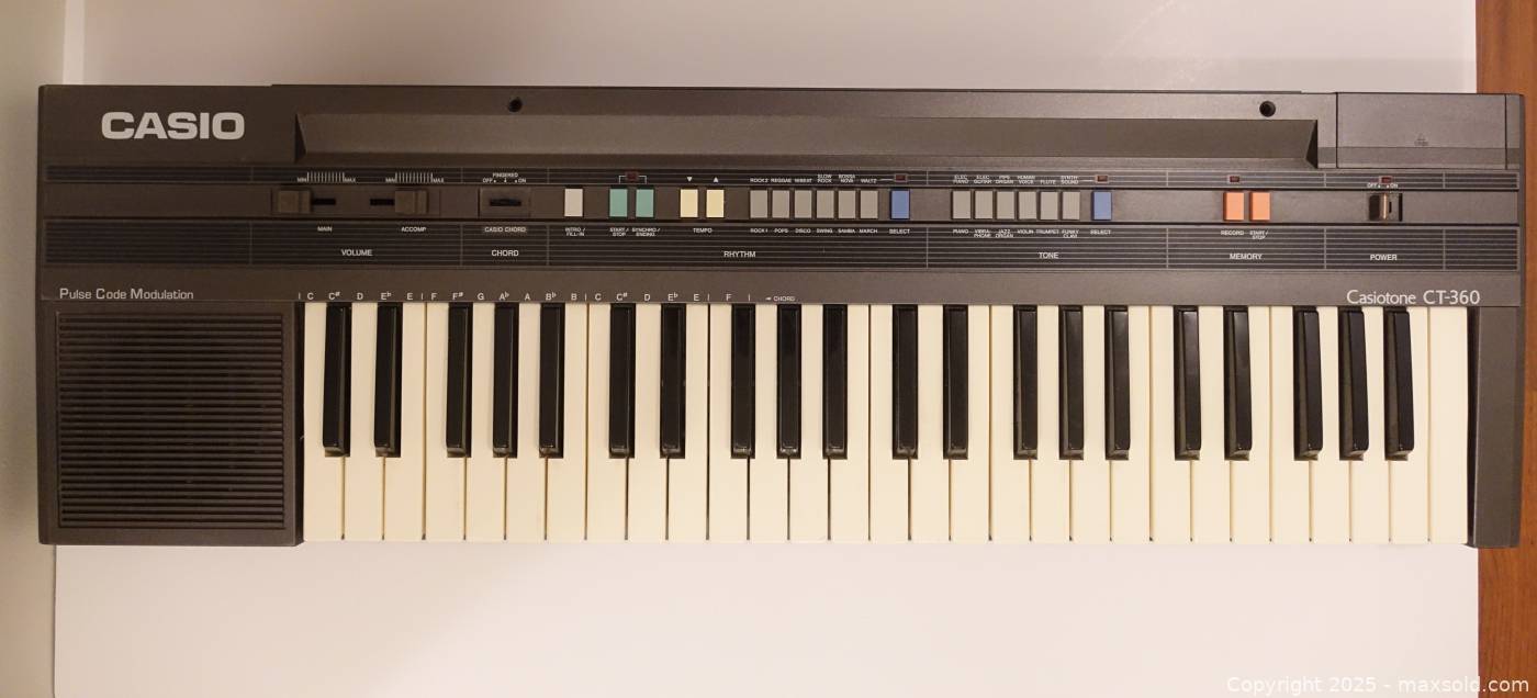 Casio Casiotone CT-360 Keyboard Synthesizer | Maxsold
