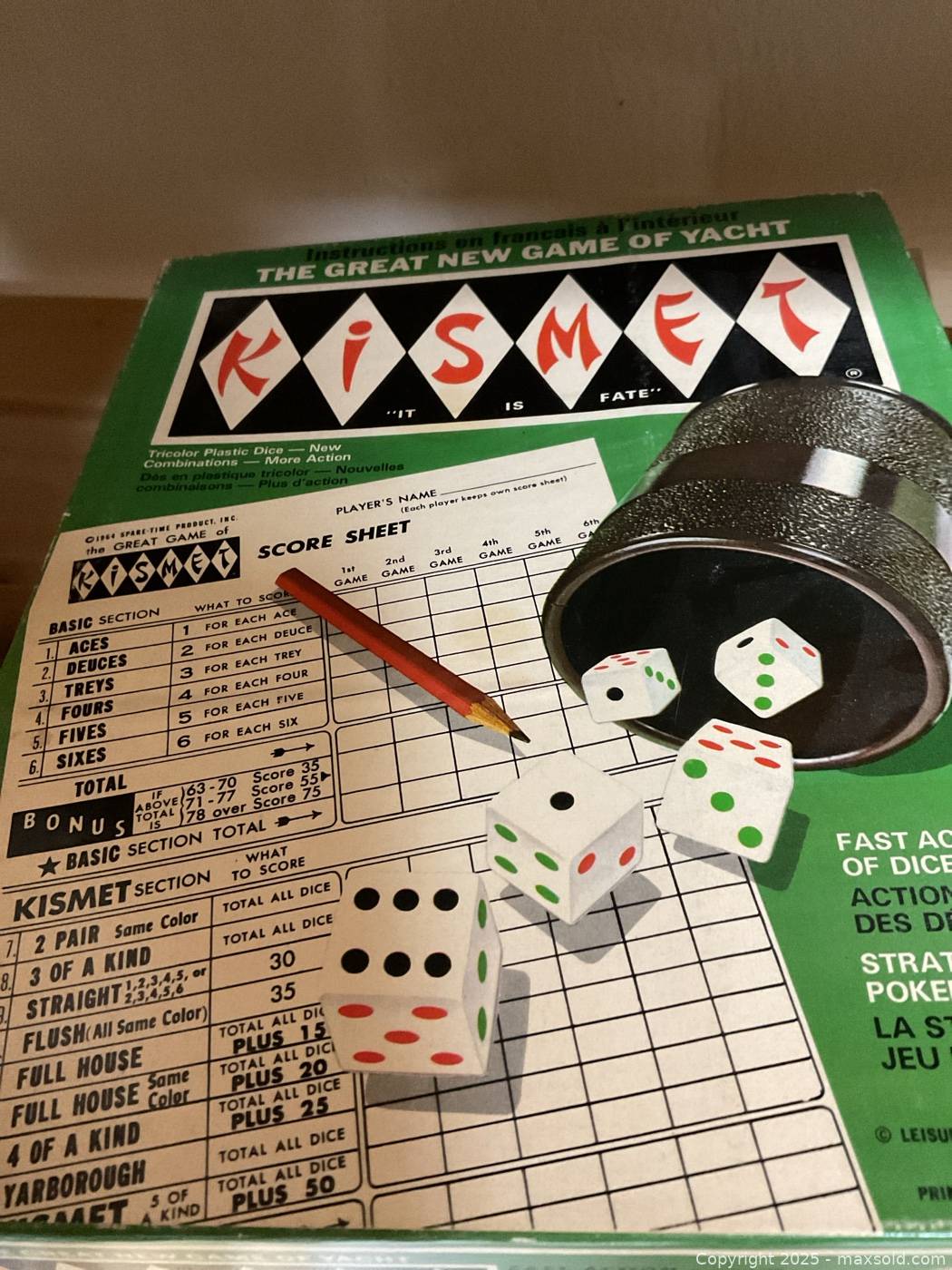 Dice Dice Baby, Kismet, Sequence Board Games | Maxsold