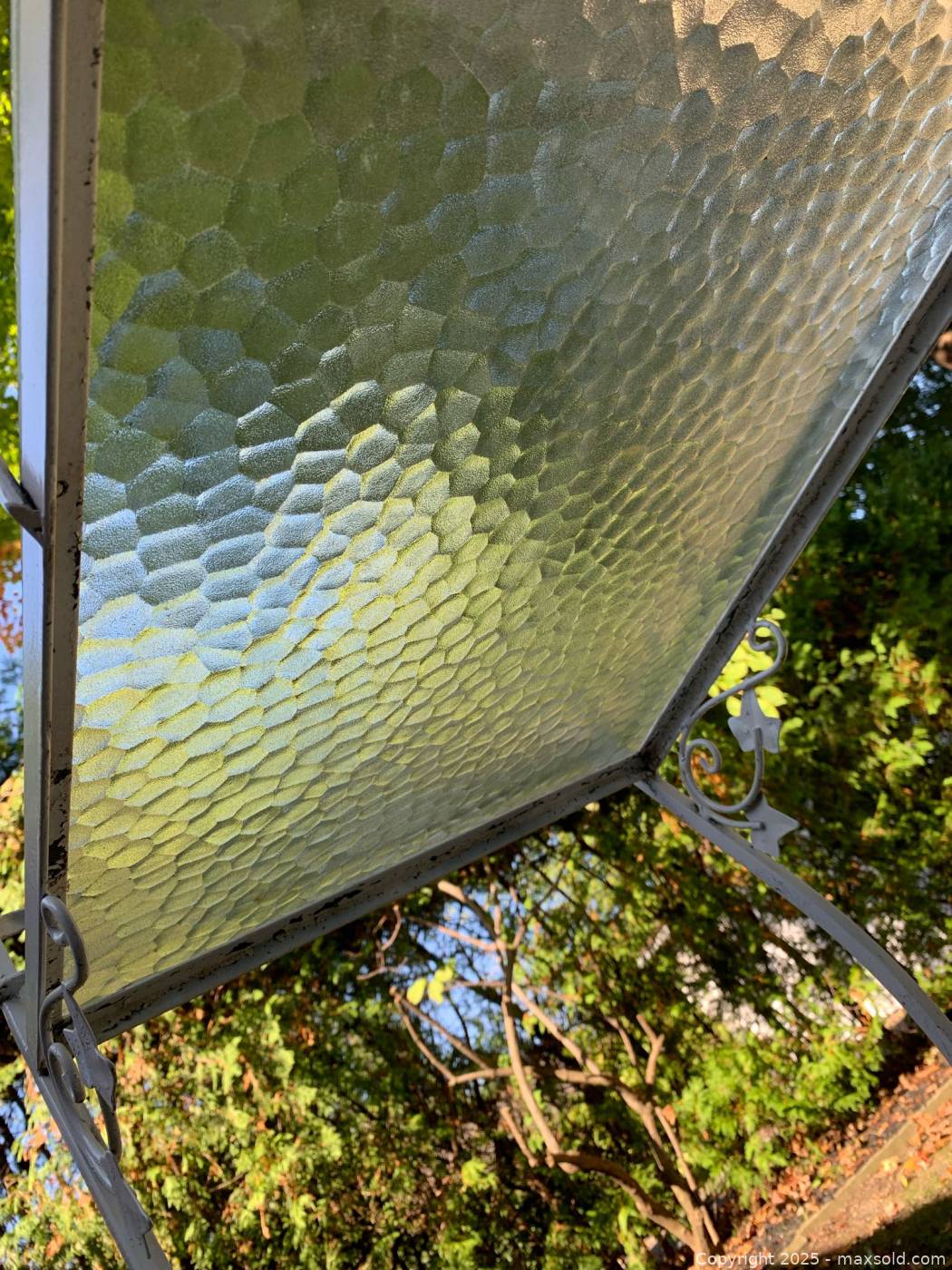 Outdoor Patio Bar Cart with Glass Top | Maxsold